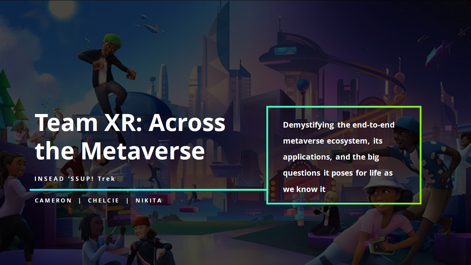 We spent 4 weeks exploring the metaverse ecosystem in Europe and here’s ...